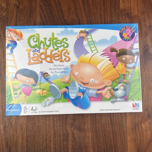 MB Games Chutes And Ladders Board Game For 2 to 4 Players Kids Ages 3 ...