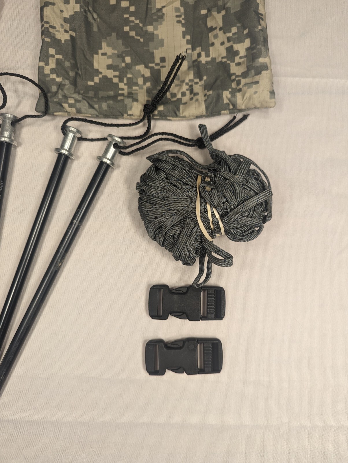 Improved Combat Shelter Repair Kit & Stakes USGI ACU | eBay