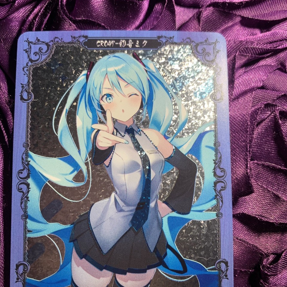 HATSUNE MIKU Diva Hot Goddess Anime ACG Girl Waifu Snow Holo Card | eBay
