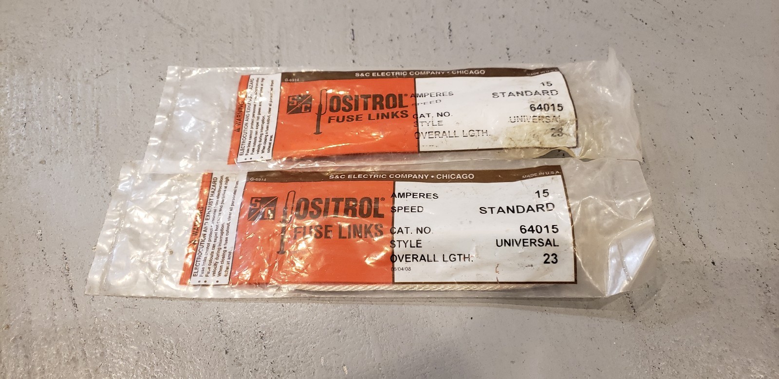 NEW SEALED LOT OF 4 S&C POSITROL 64015 UNIVERSAL FUSE LINK 15A | eBay