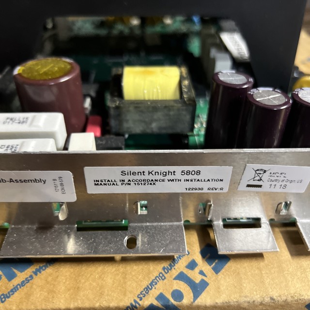 Silent Knight IntelliKnight Fire Alarm Control System - Red (5808) for ...