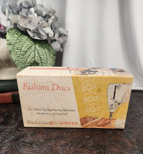 Singer Fashion Discs For Deluxe Zig-Zag Sewing Machines Touch & Sew ...