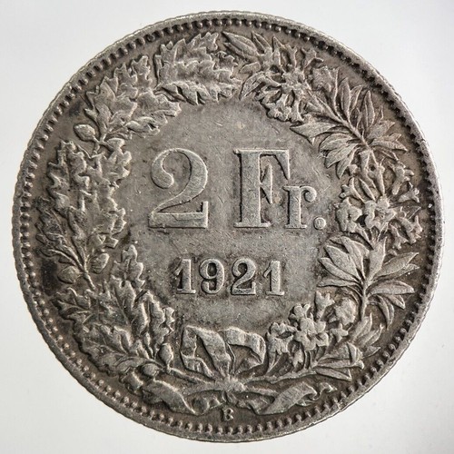 1921 Switzerland Swiss 2 Franc Silver Coin | Fine Collectable Grade | eBay