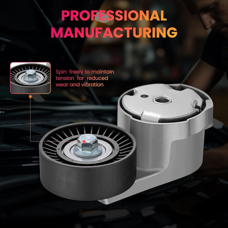 Belt Tensioner Assembly for Dodge Ram Chrysler Town Grand Cherokee ...