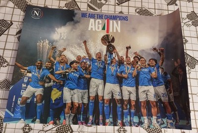 POSTER UFFICIALE SSC NAPOLI SCUDETTO 2025 AGAIN 50X70 | eBay