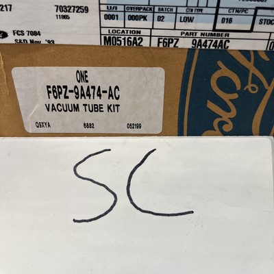 Genuine Ford Vacuum Tube Connector Kit, F6PZ-9A474-AC NOS | eBay