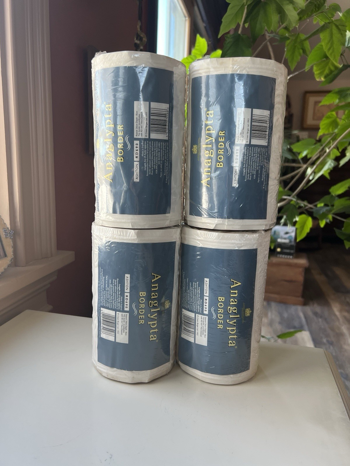 Anagylpta 7” Border Paper 4 Rolls 20 Yards Ashton Sealed | eBay