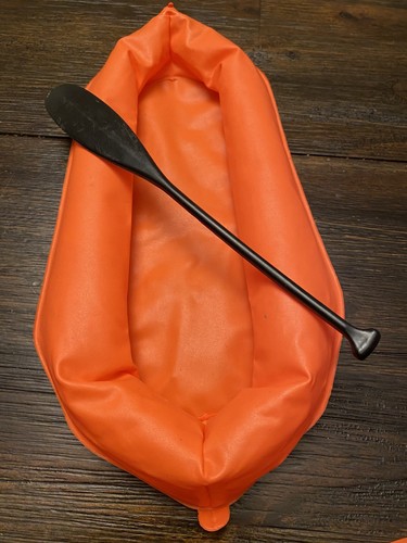 1970s GI JOE ADVENTURE TEAM RESCUE RAFT - 2 PADDLES- LIFE VEST- TOP OF ...