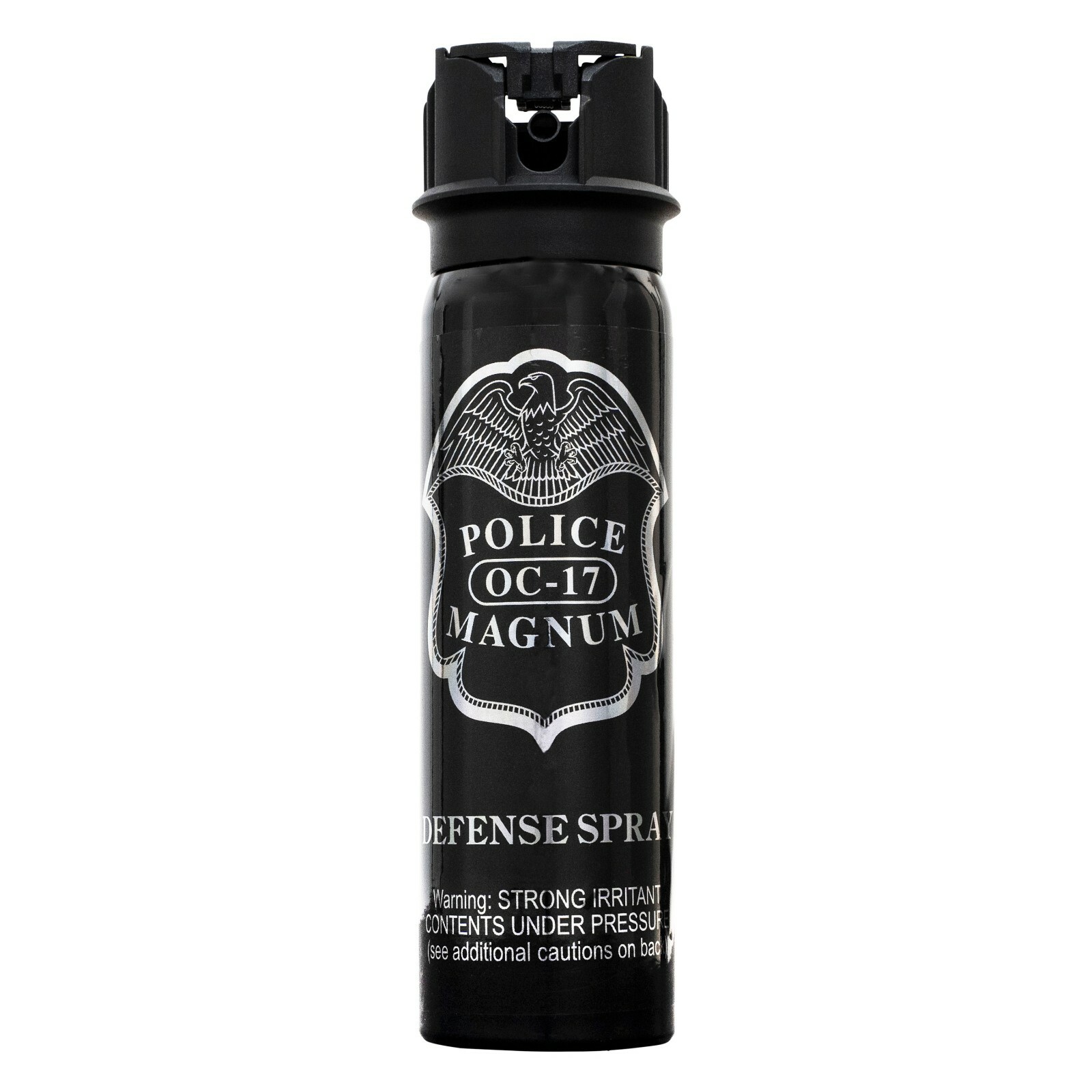 4 POLICE MAGNUM OC Pepper Spray Self Defense 4oz Flip Top Fogger UV Dye ...