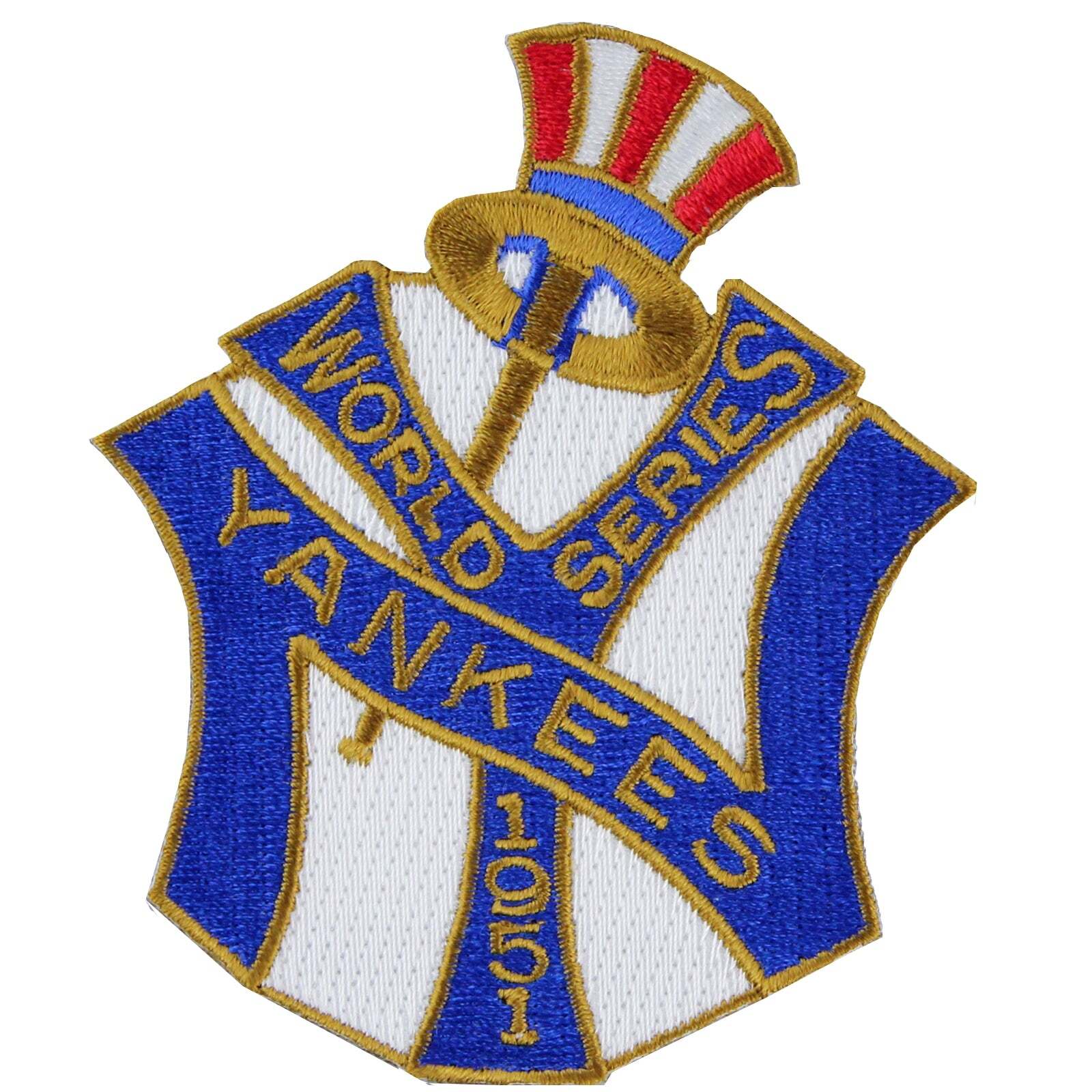 1951 New York Yankees World Series MLB Champions Jersey Sleeve Patch ...