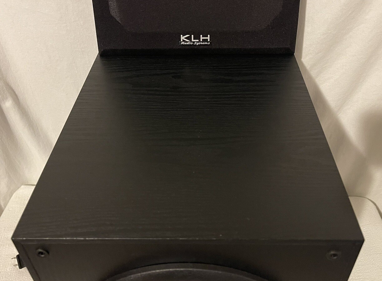 Rare Clean!!! KLH Subwoofer Model ASW8-120B Powered Subwoofer Black | eBay