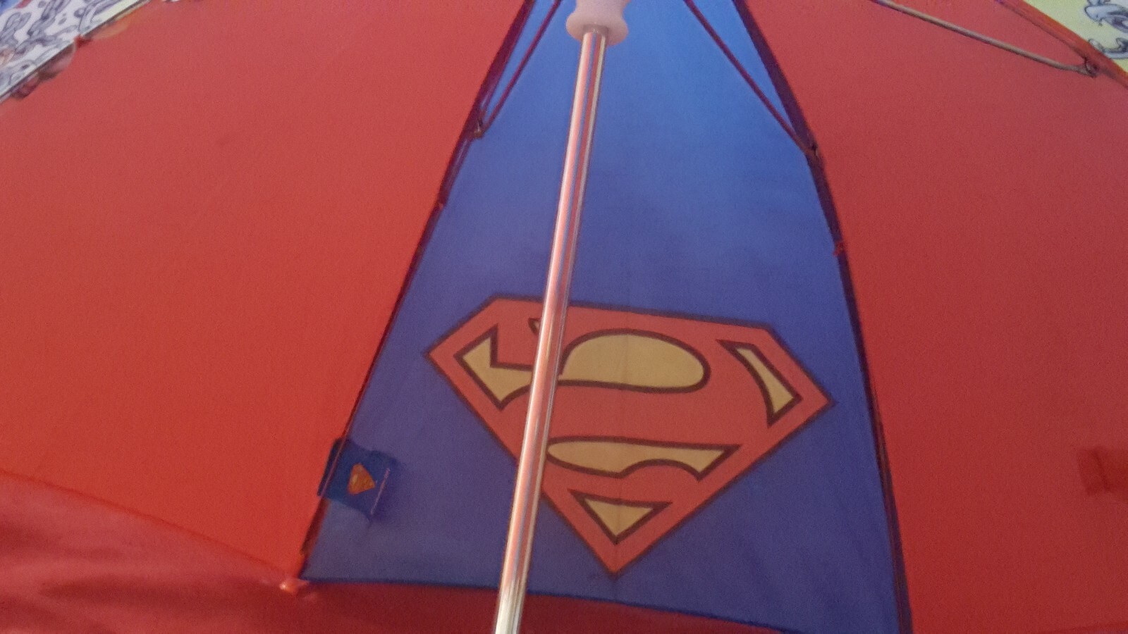 VINTAGE Kids Superman Umbrella DC comics - Gem