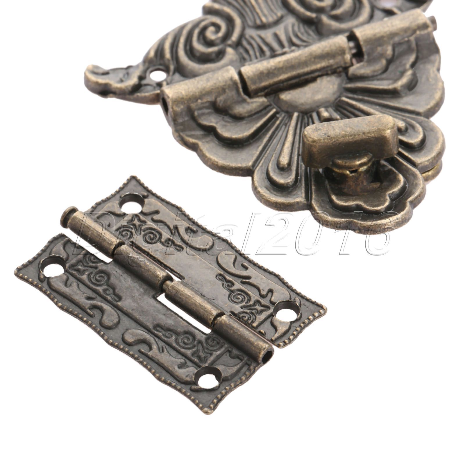 European Style Jewelry Box Latch Clasps Chest Suitcase Trinket With ...