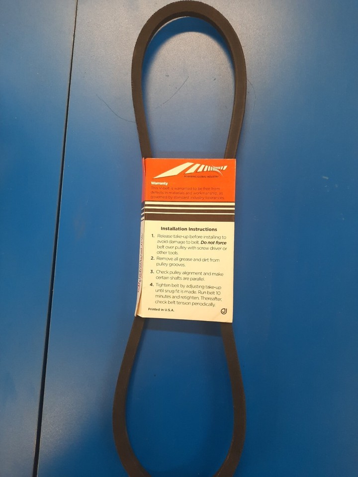 JASON INDUSTRIAL V-BELT A36/4L380 - 1/2" X 38" OD | eBay