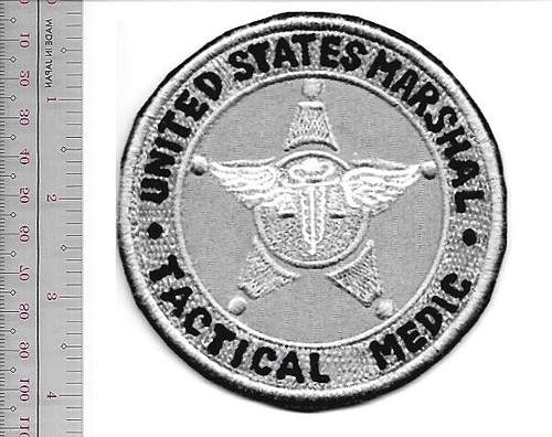 US Marshal Service USMS Tactical MEDIC EMS SWAT Deputy Service Patch ...