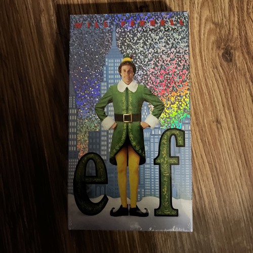 Elf (VHS, 2004) New Line Home Entertainment Will Ferrell James Caan NEW ...