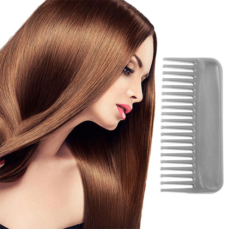 1PCS Heat-resistant Large Wide Tooth Comb Plastic Professional Salon ...