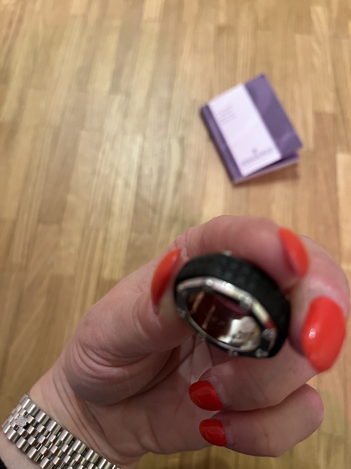 Audemars Piguet royal oak offshore Ring 16 Brillianten schwarz ...