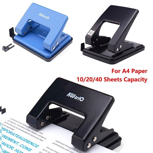 Sheets Capacity 6mm Paper Punch For A4 2 Hole Puncher Loose Leaf ...