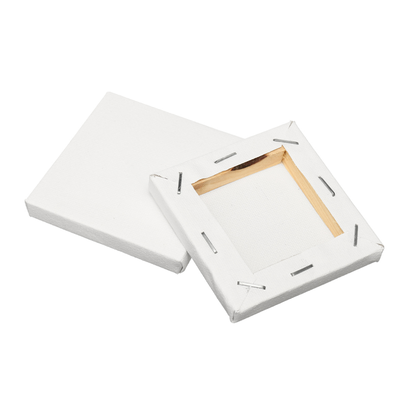 Square Blank Artist Canvas Art Board Plain Painting Stretched Framed ...