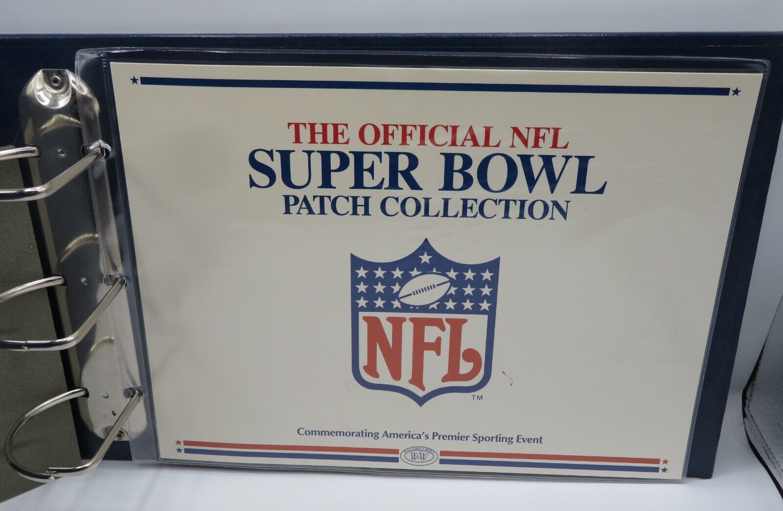 NFL Willabee&Ward Super Bowl Patch Collection Book/Binder - No Patches ...