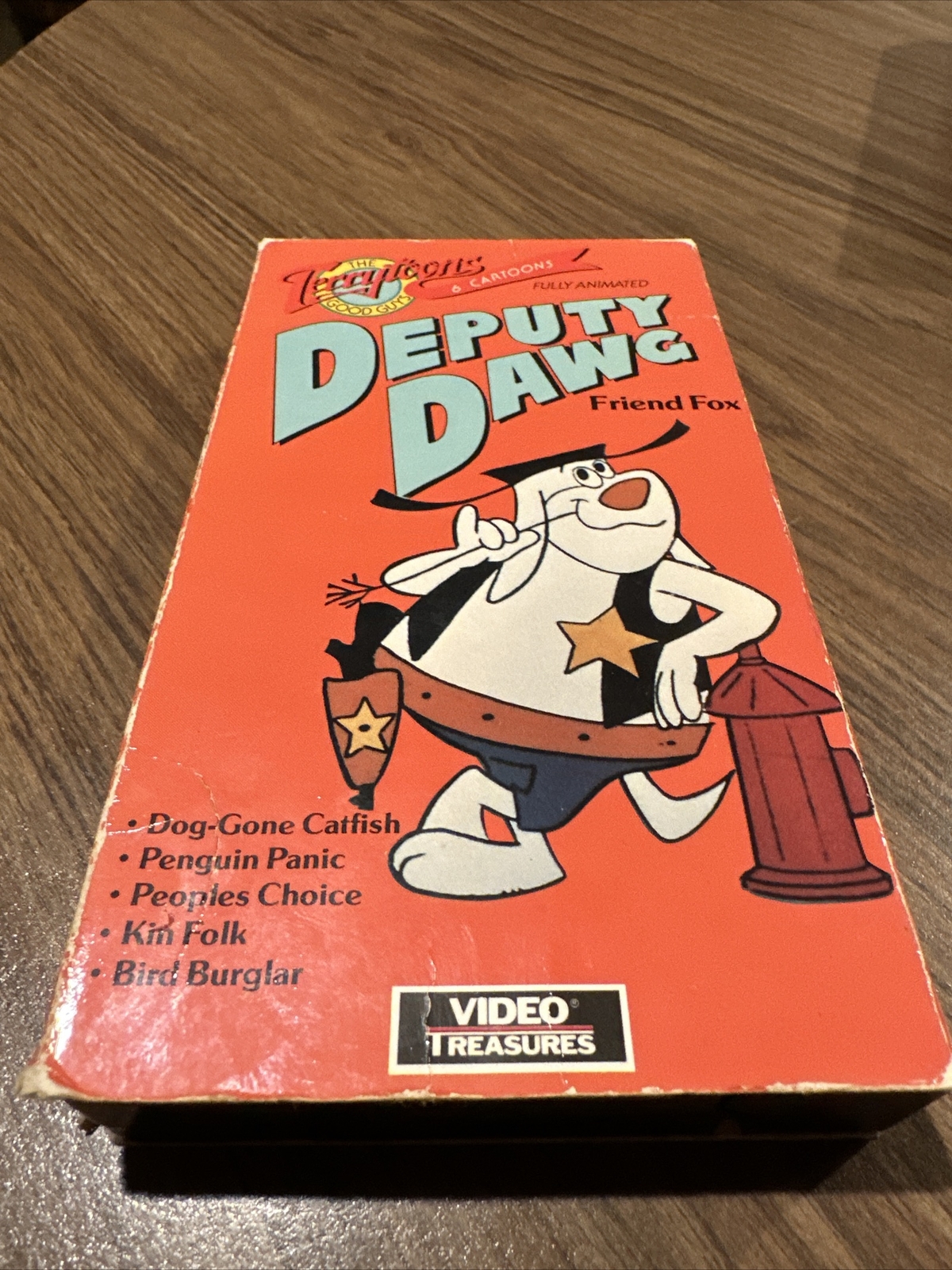 Deputy Dawg Friend Fox Cartoon VHS Tape Terrytoons 1989 Video Treasures ...