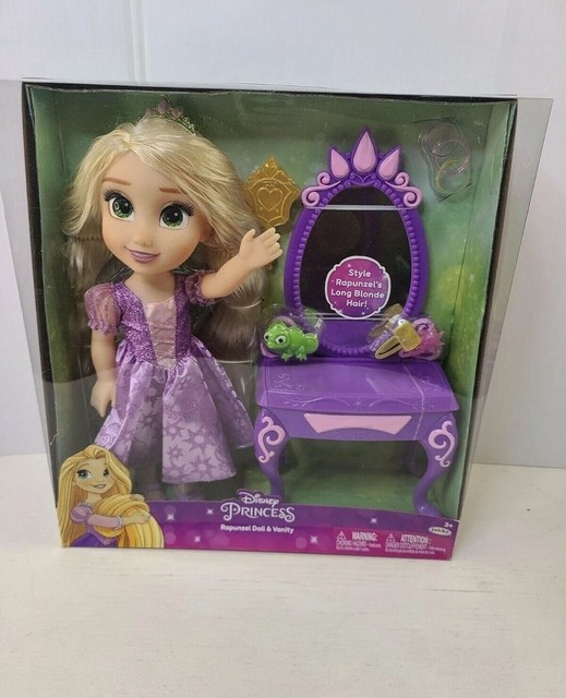Disney Princess Rapunzel Doll & Vanity Playset Toy 2020 Jakks for sale ...