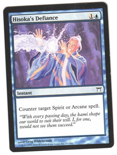 Magic_the_gathering Champions of Kamigawa Hisoka's Defiance #67 2004 ...