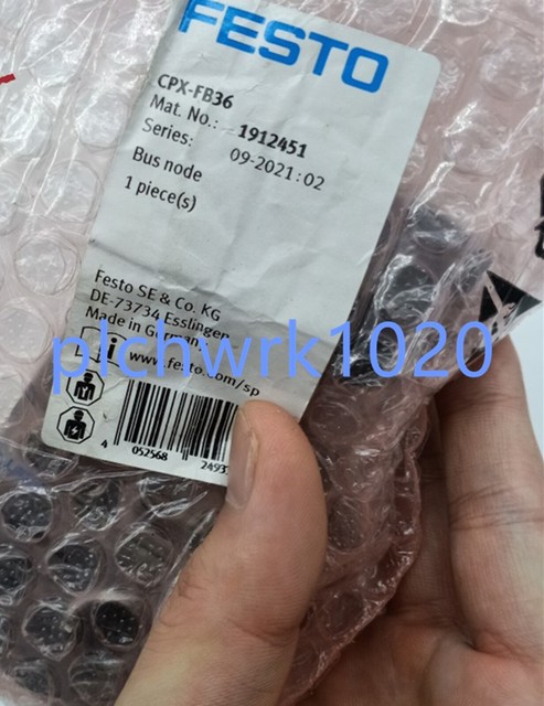 Festo CPX-FB36 Bus Node Terminal Block (1912451) for sale online | eBay