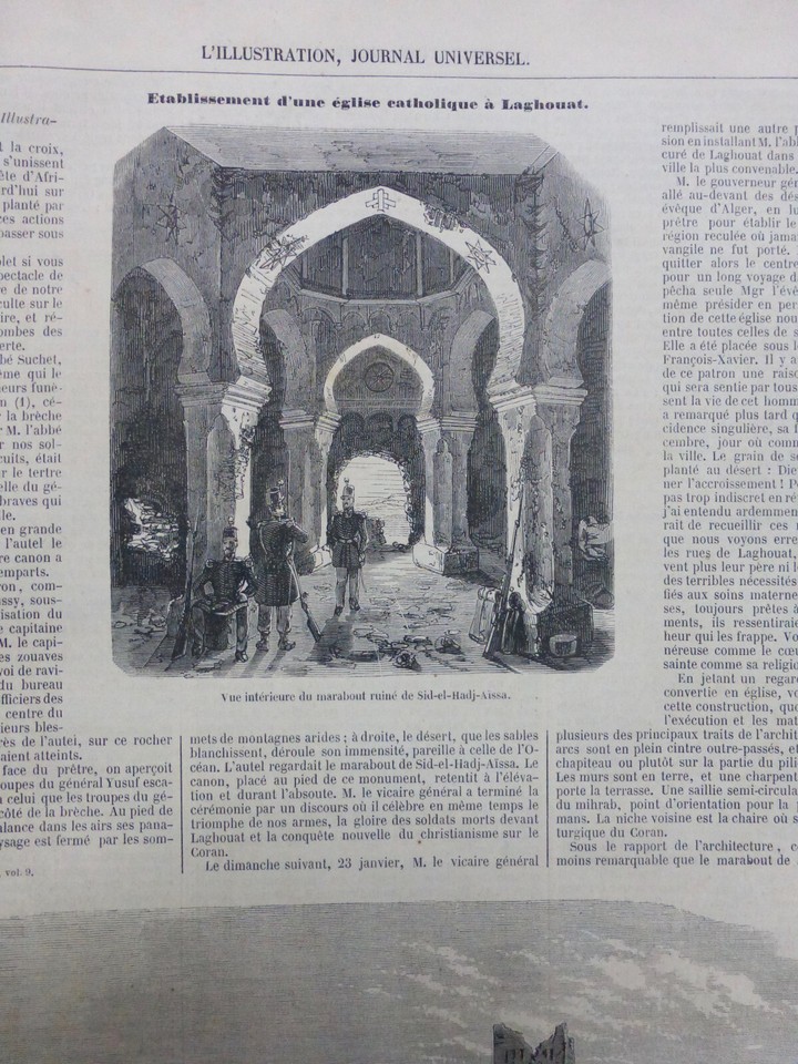 1853 Marabout Algeria Sacred Places 3 Ancient Newspapers | eBay UK