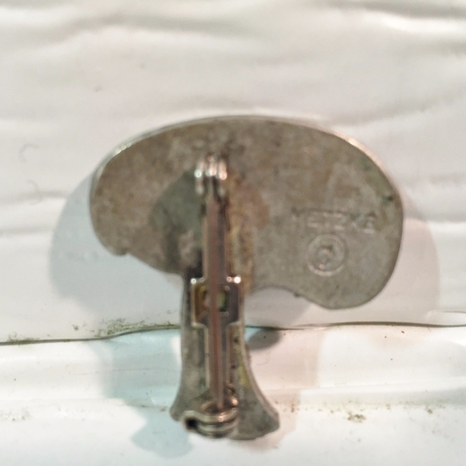 METZKE Pewter Mushroom Pin/Brooch Signed | eBay