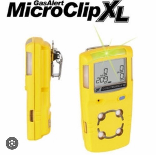 BW MCXL-XWHM-Y-NA Gas/Alert Micro Clip XL 4 Gas Monitor (LEL CO H2S O2 ...
