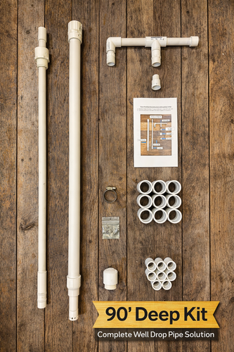 Manual Deep Well Hand Pump Kit – Emergency Backup Water – Up to 150 ft ...
