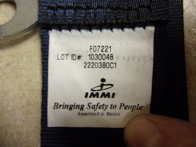 NEW IMMI International Seat Belt 2220380C1 *FREE SHIPPING* | eBay