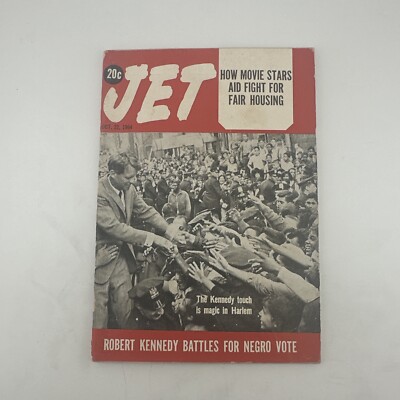 JET MAGAZINE OCT 22,1964 HOW MOVIE STARS AID FIGHT FOR FAIR HOUSING | eBay