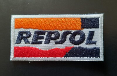Vintage Repsol Oils Cloth Patch Badge Motorcycle Auto Racing Original ...