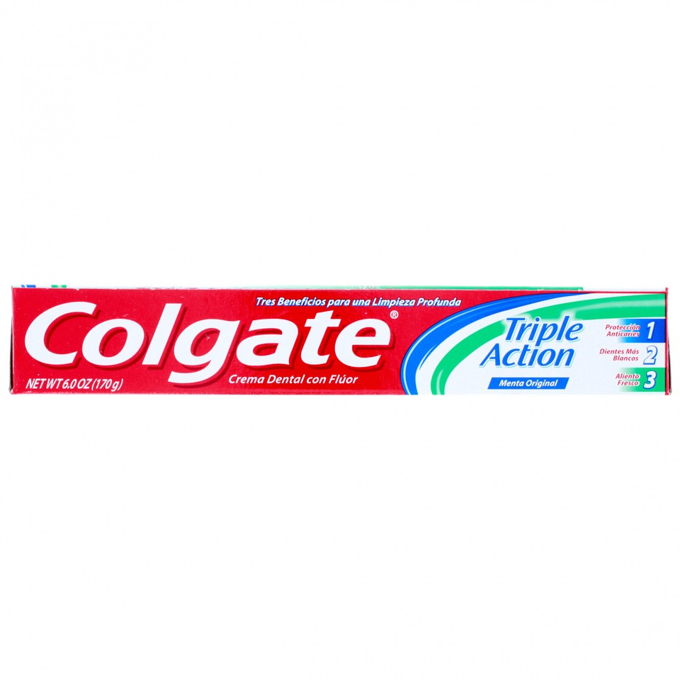 3pk Colgate Fluoride Toothpaste Deep Clean Triple Action Mint Anti ...