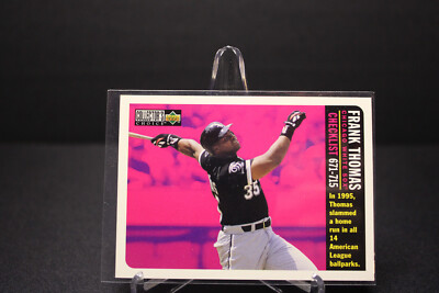 1996 Upper Deck Collector's Choice FRANK THOMAS CHECKLIST #759 Chicago ...