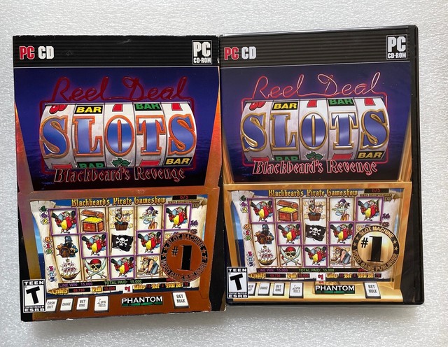 Phantom EFX Reel Deal Slots Blackbeards Revenge PC Cd-rom Software Game ...