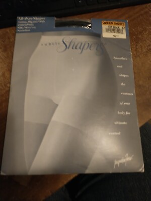 Jacqueline Ferrar Off Black Subtle Shapers All Over Shaper Pantyhose ...