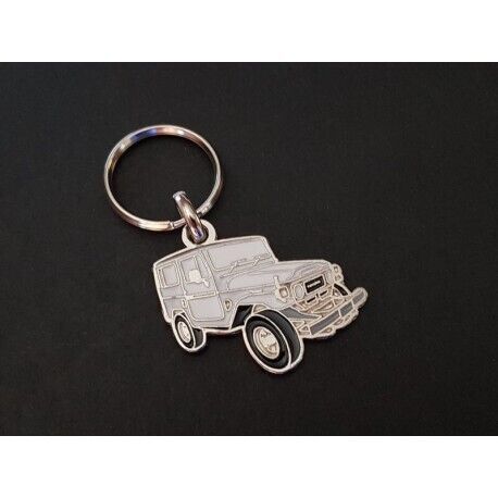 Toyota Land Cruiser FJ, FJ40 HJ40 BJ40 FJ41 OJ40 OJ50 Profile Keychain ...