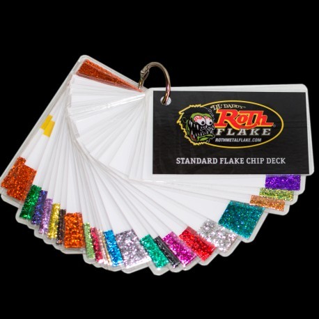 Lil' Daddy Roth Metal Flake Color Chip Deck | eBay
