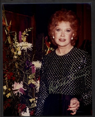 Rhonda Fleming - Signed Autograph Color 8x10 Photo - Hollywood Actress ...