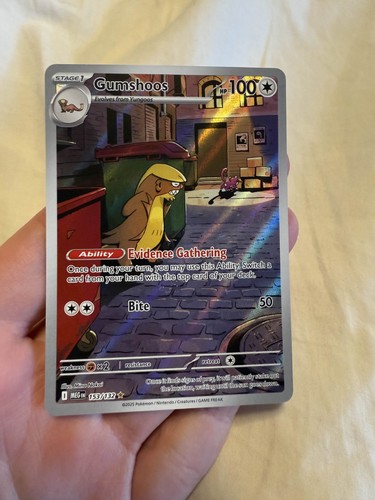 Gumshoos Illustration Rare #153/132 Mega Evolutions NM/M | eBay