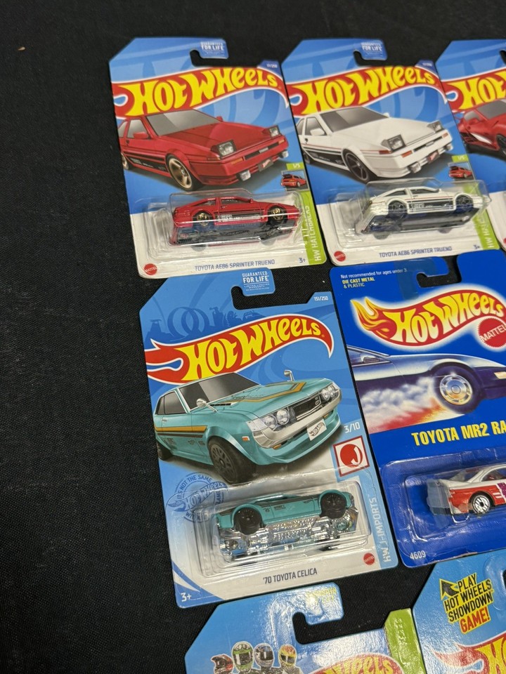 🔥 TOYOTA HOT WHEELS LOT – AE86 • SUPRA • CELICA • MR2 • UNOPENED JDM 🔥 ...