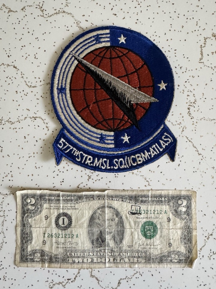 1960s US Air Force 577th Strategic Missile Squadron ICBM Atlas Patch ...
