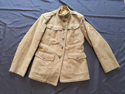 WWI WW1 US AEF M1917 Uniform Tunic! 40th Infantry Division! Dated 1917 ...