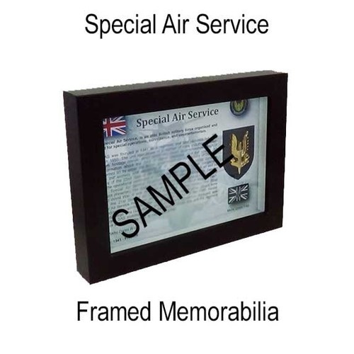 Special Air Service (SAS) British Army - Framed Memorabilia Military ...