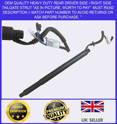 BMW X6 F16 F86 TAILGATE STRUT REAR RIGHT SIDE ELECTRIC AUTO BOOT GAS ...