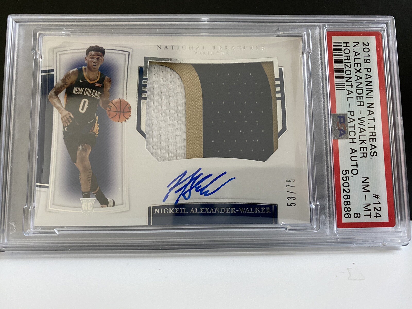 2019-20 Panini National Treasures - Rookie Patch Autographs Horizontal ...